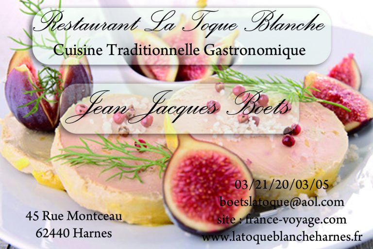 La Toque Blanche - Restaurant Harnes - Réservez en ligne